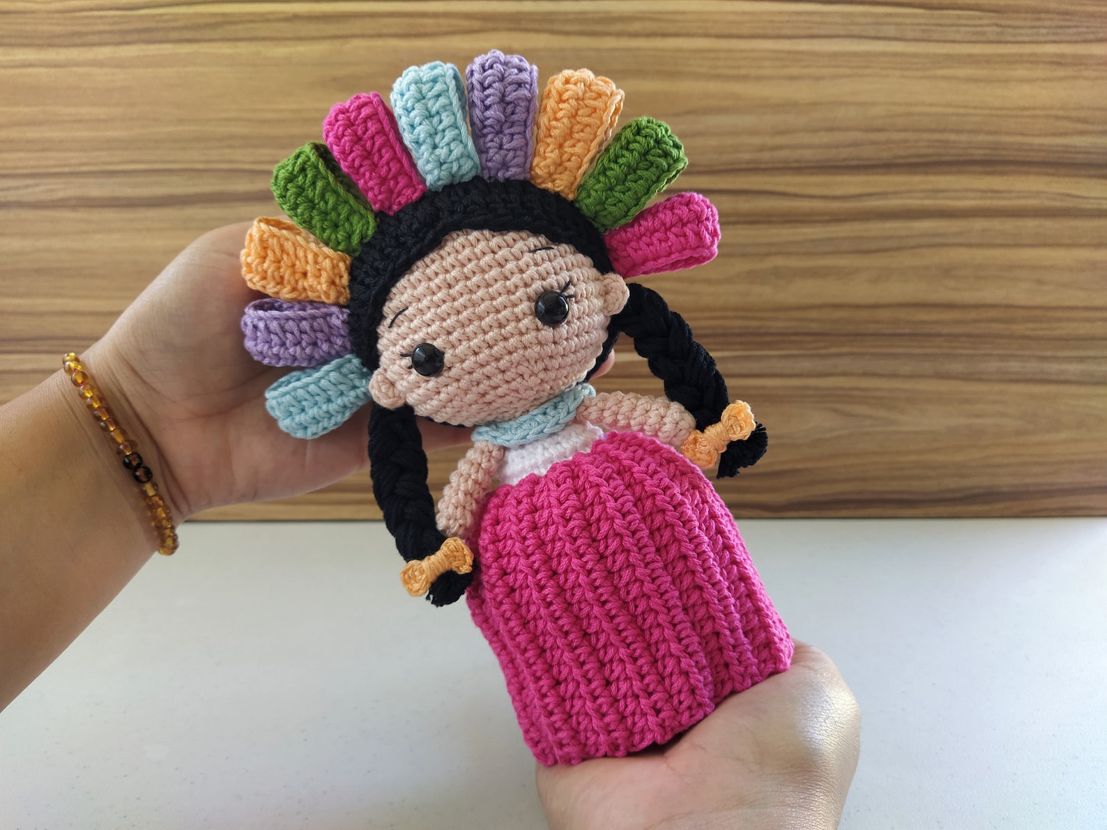 Princess Lele Amigurumi Doll Crochet Pattern, Frida Khalo Amigurumi ...