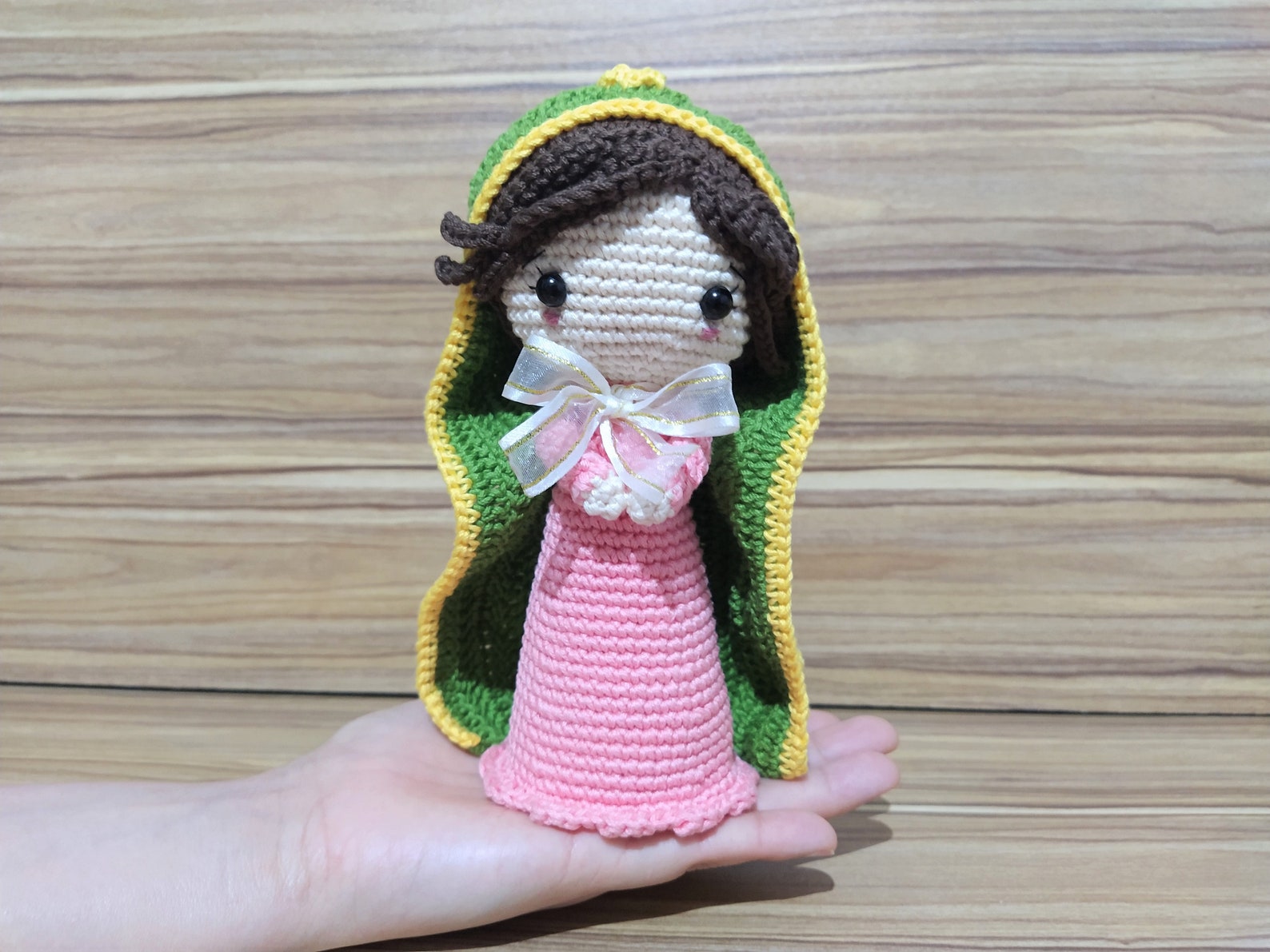 Lady of Guadalupe Crochet, Virgin Mary Doll, Virgin of Guadalupe ...