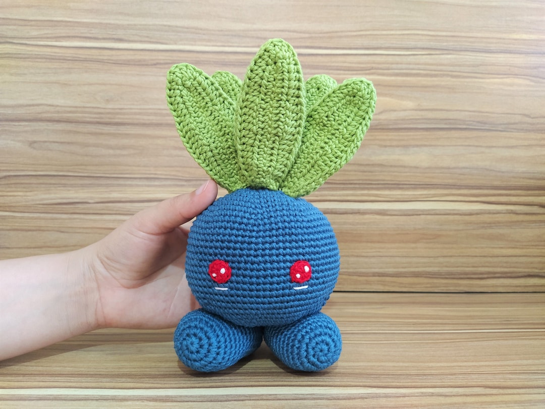Oddish Crochet Pattern, Oddish Pokemon Pattern, Oddish Amigurumi ...