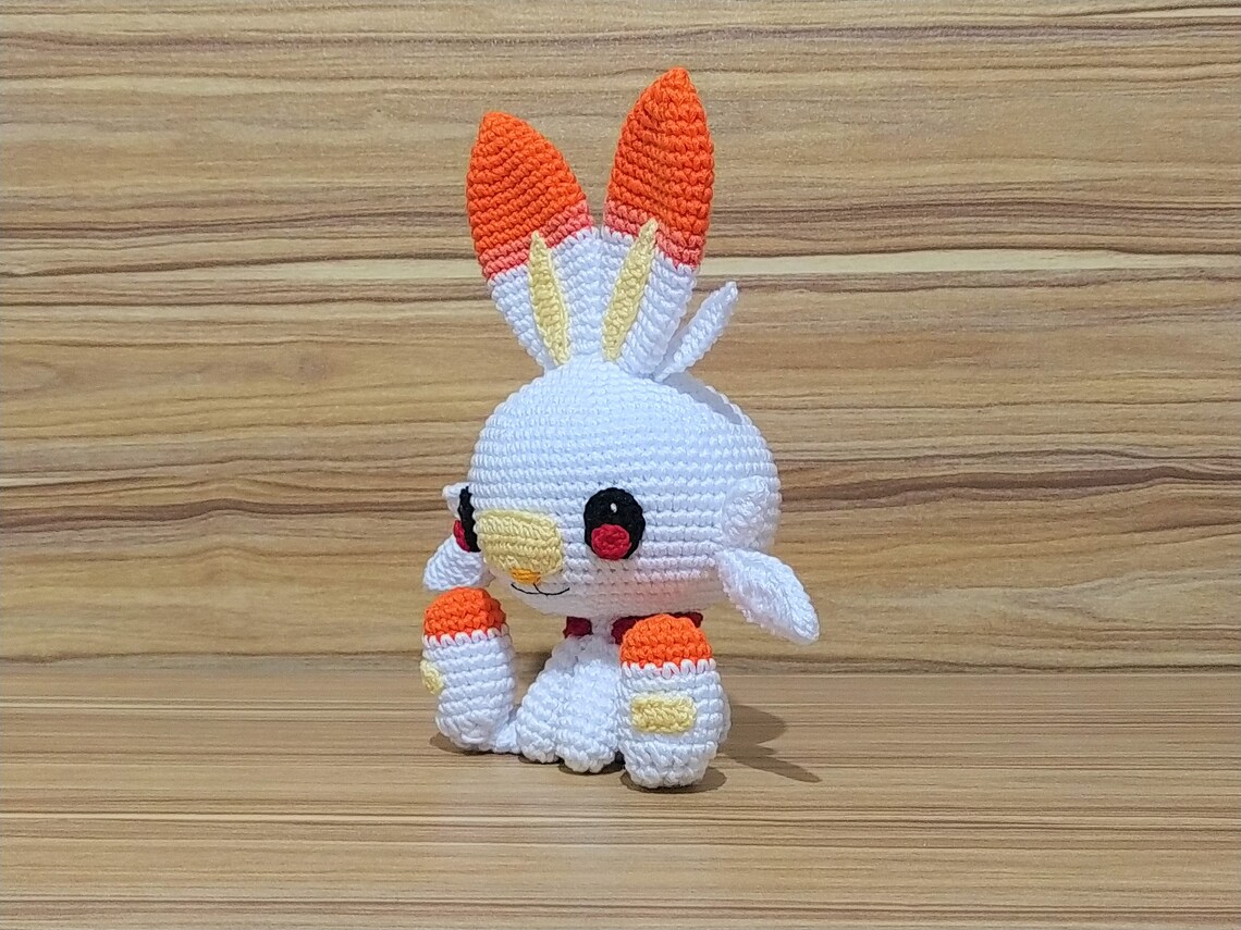 Scorbunny Crochet Pattern, Bunny Crochet Pattern, Amigurumi Bunny ...