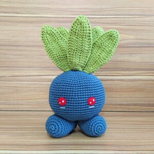 Oddish Crochet Pattern, Oddish Pokemon Pattern, Oddish Amigurumi ...