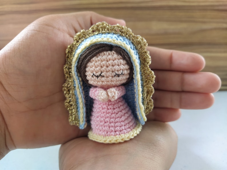 Virgin Mary Amigurumi Crochet Pattern PDF Virgin of Guadalupe - Etsy