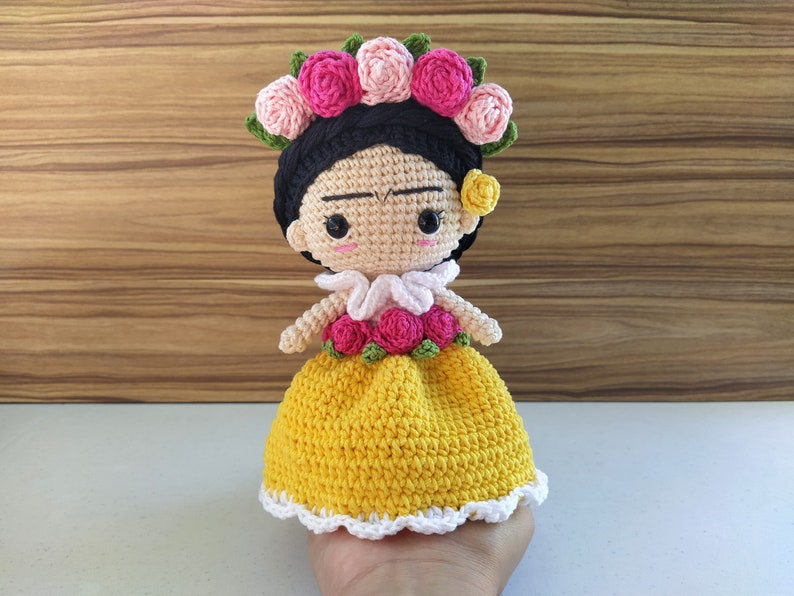 Frida Kahlo Amigurumi Doll Crochet Pattern Frida Khalo - Etsy