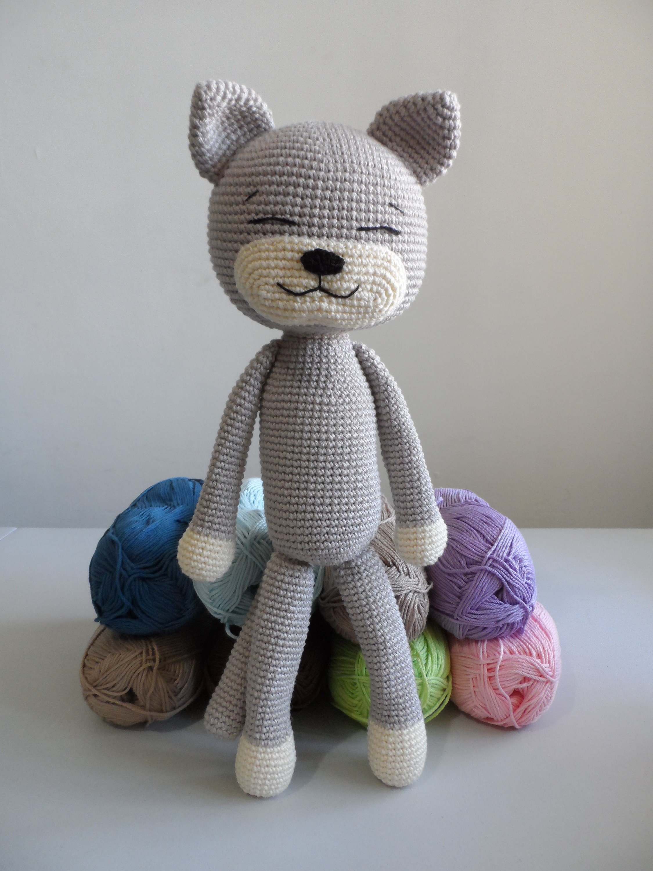 Cat Amigurumi Crochet Pattern Crochet Cat Pattern Amigurumi - Etsy