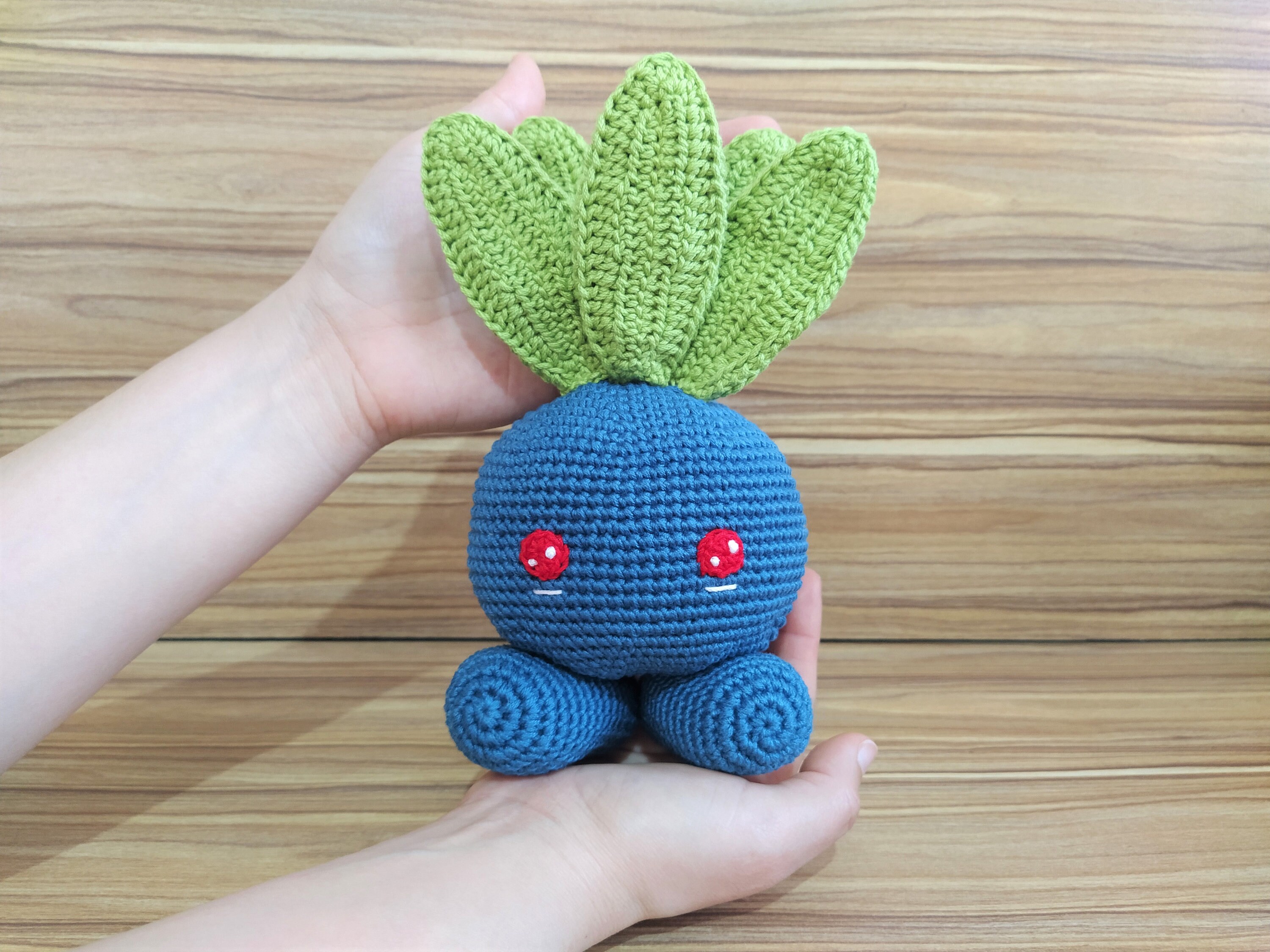 Oddish Crochet Pattern, Oddish Pokemon Pattern, Oddish Amigurumi ...