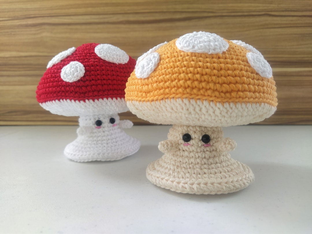 Mushroom Crochet Pattern, Crochet Mushroom Pattern, Mushroom Amigurumi ...