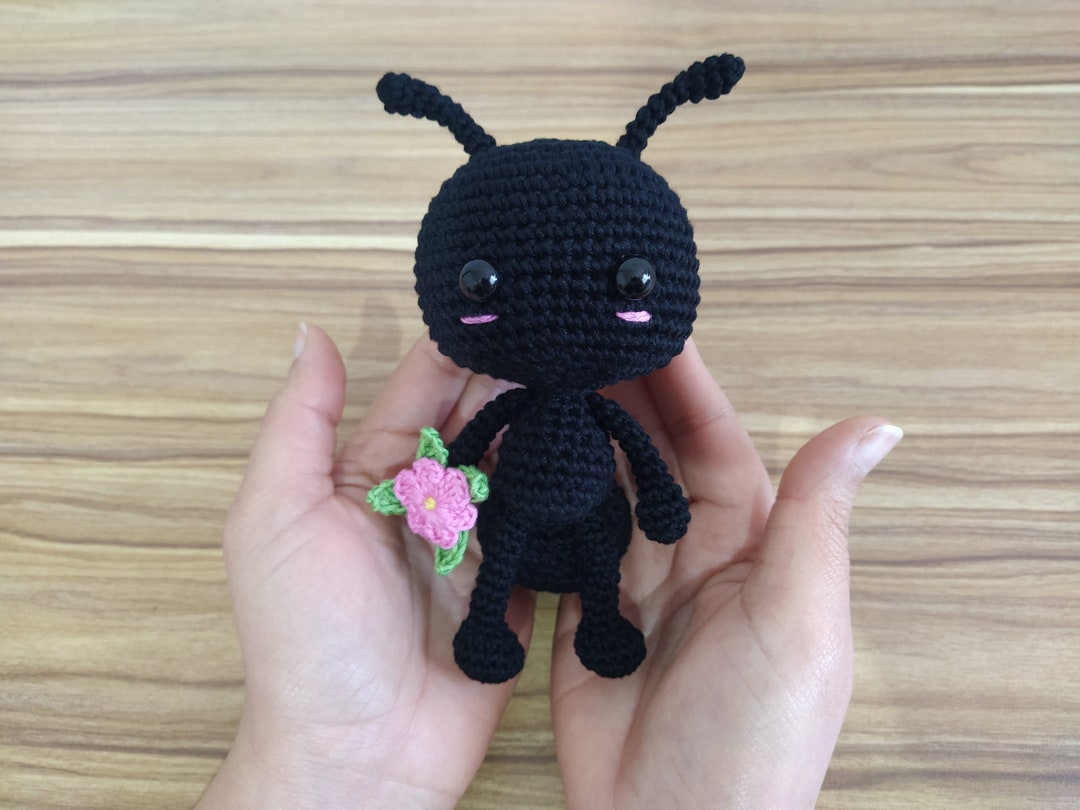 Ant Pattern, Ant Crochet, Black Ant, Crochet Baby Ant, Pattern Little ...