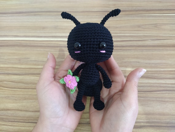 Ant Pattern Ant Crochet Black Ant Crochet Baby Ant Pattern | Etsy