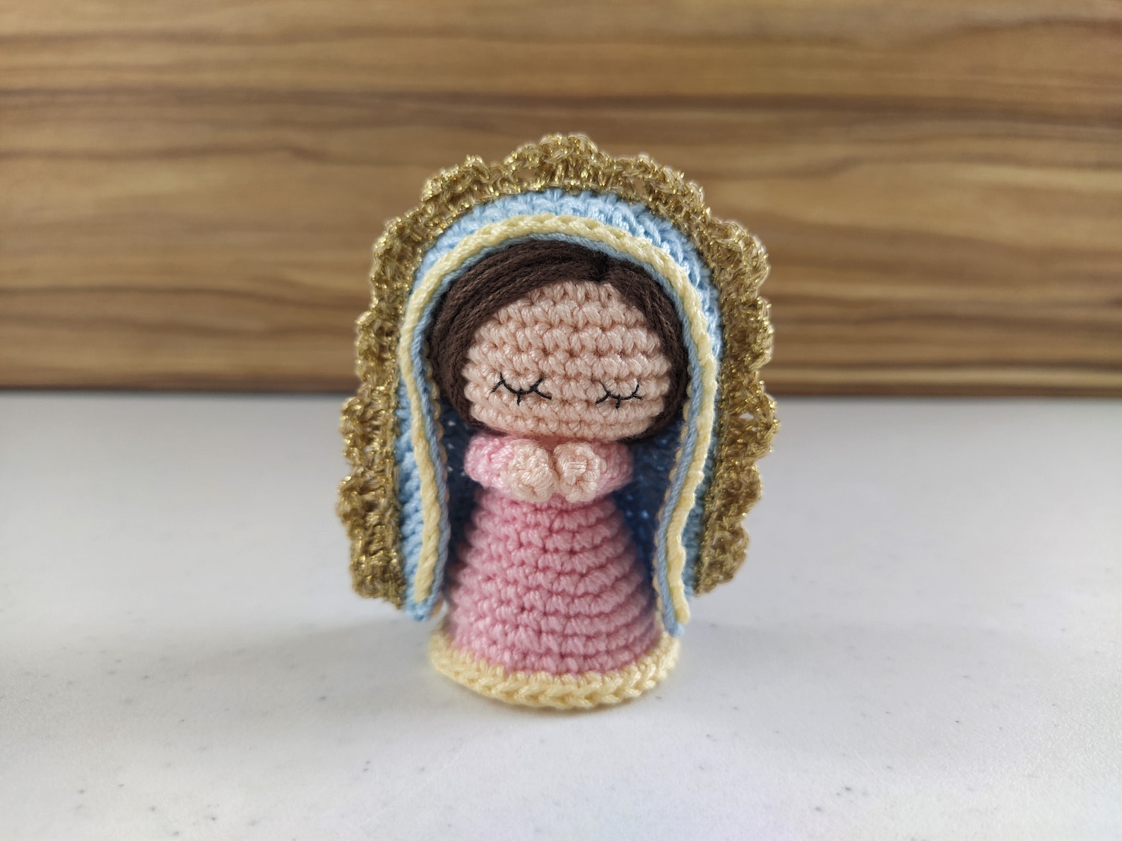 Virgin Mary Amigurumi Crochet Pattern PDF, Virgin of Guadalupe Doll ...