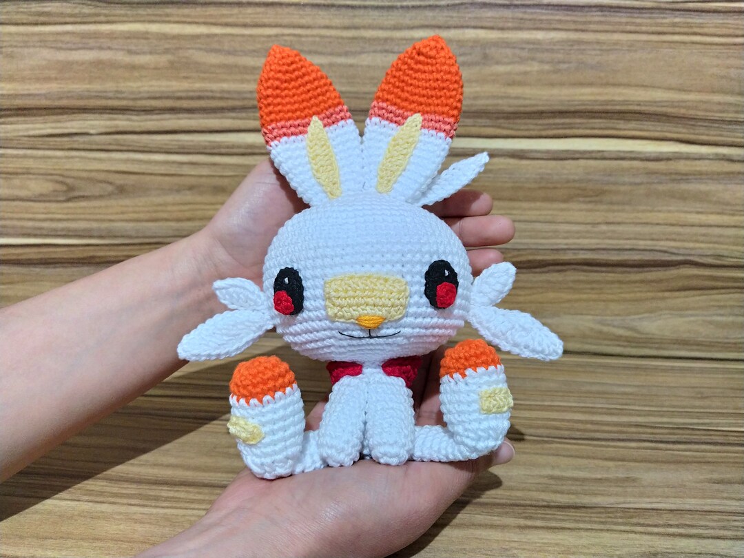 Scorbunny Crochet Pattern, Bunny Crochet Pattern, Amigurumi Bunny ...