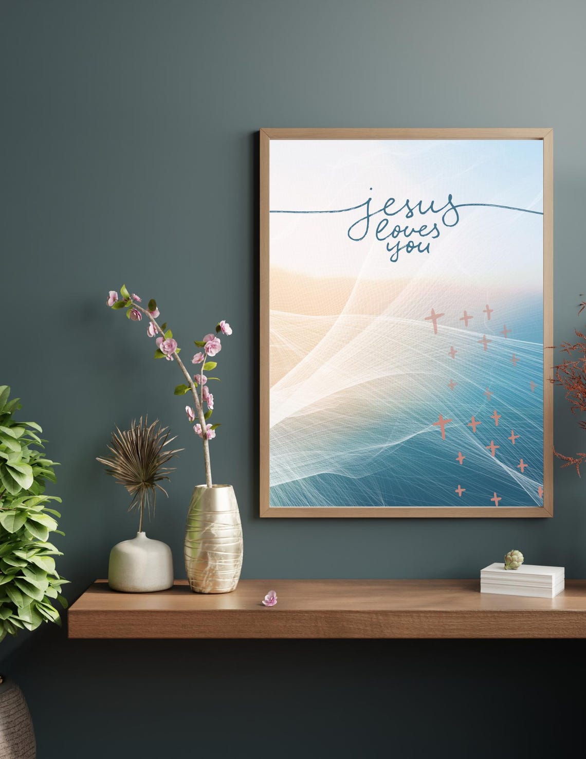 Jesus Loves You | Biblical Downloadable Digital Art | Biblical Verse ...