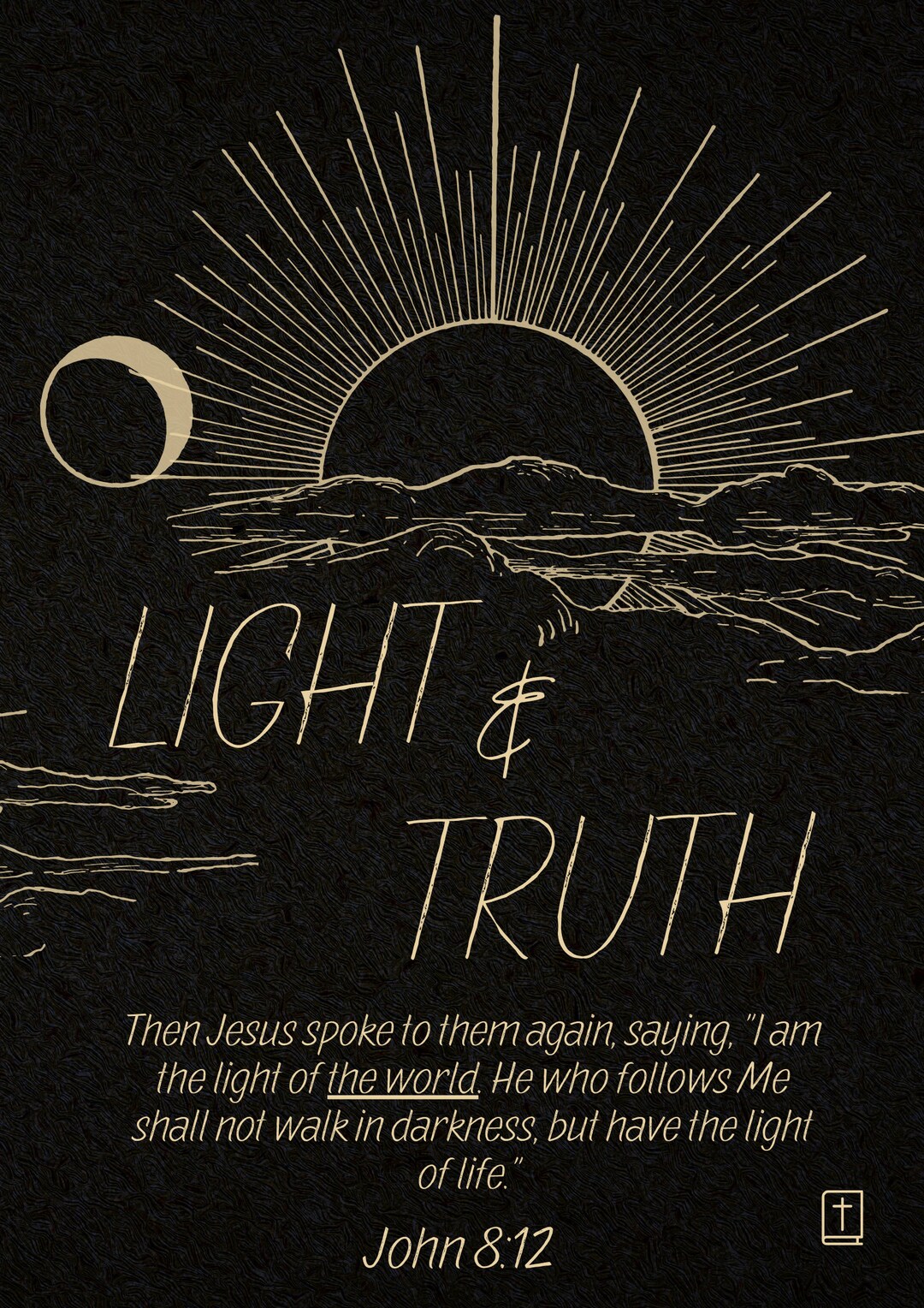 John 8:12 | Biblical Downloadable Digital Art | Biblical Verse Artwork ...