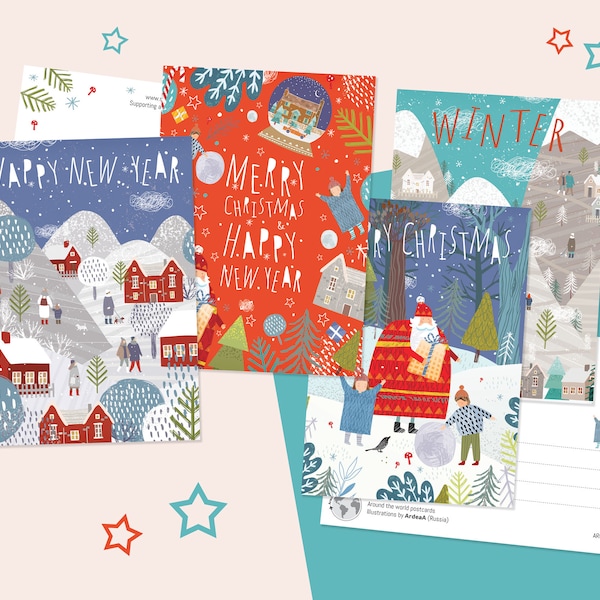 Happy New Year Card - Etsy