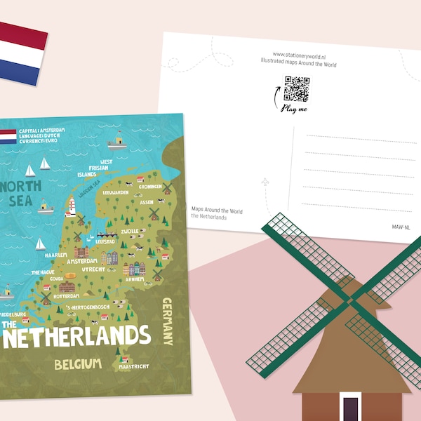 Dutch Postcard - Etsy