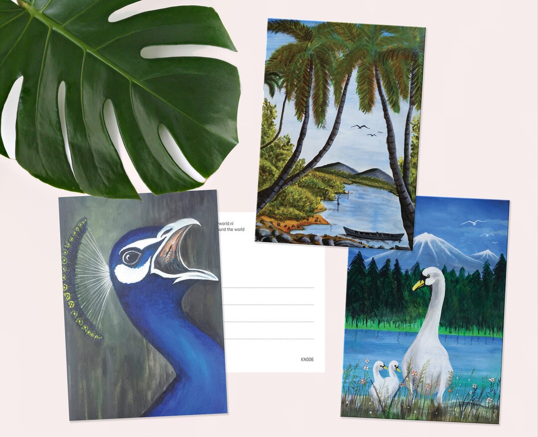 Art From Kenya Postcard Set - Etsy