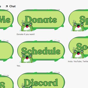 Froggie Twitch Overlay and Panels - Etsy