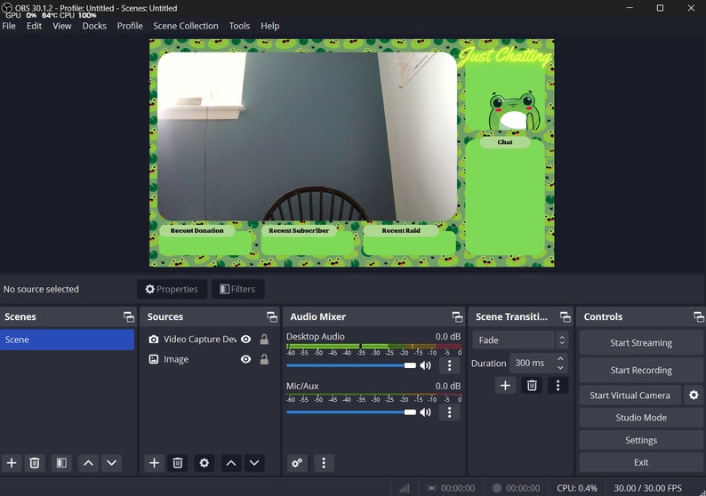 Froggie Twitch Overlay and Panels - Etsy