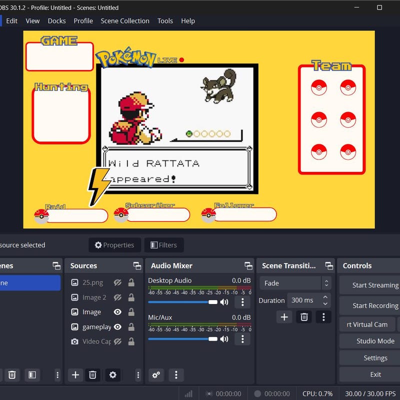 3ds Twitch Overlay - Etsy