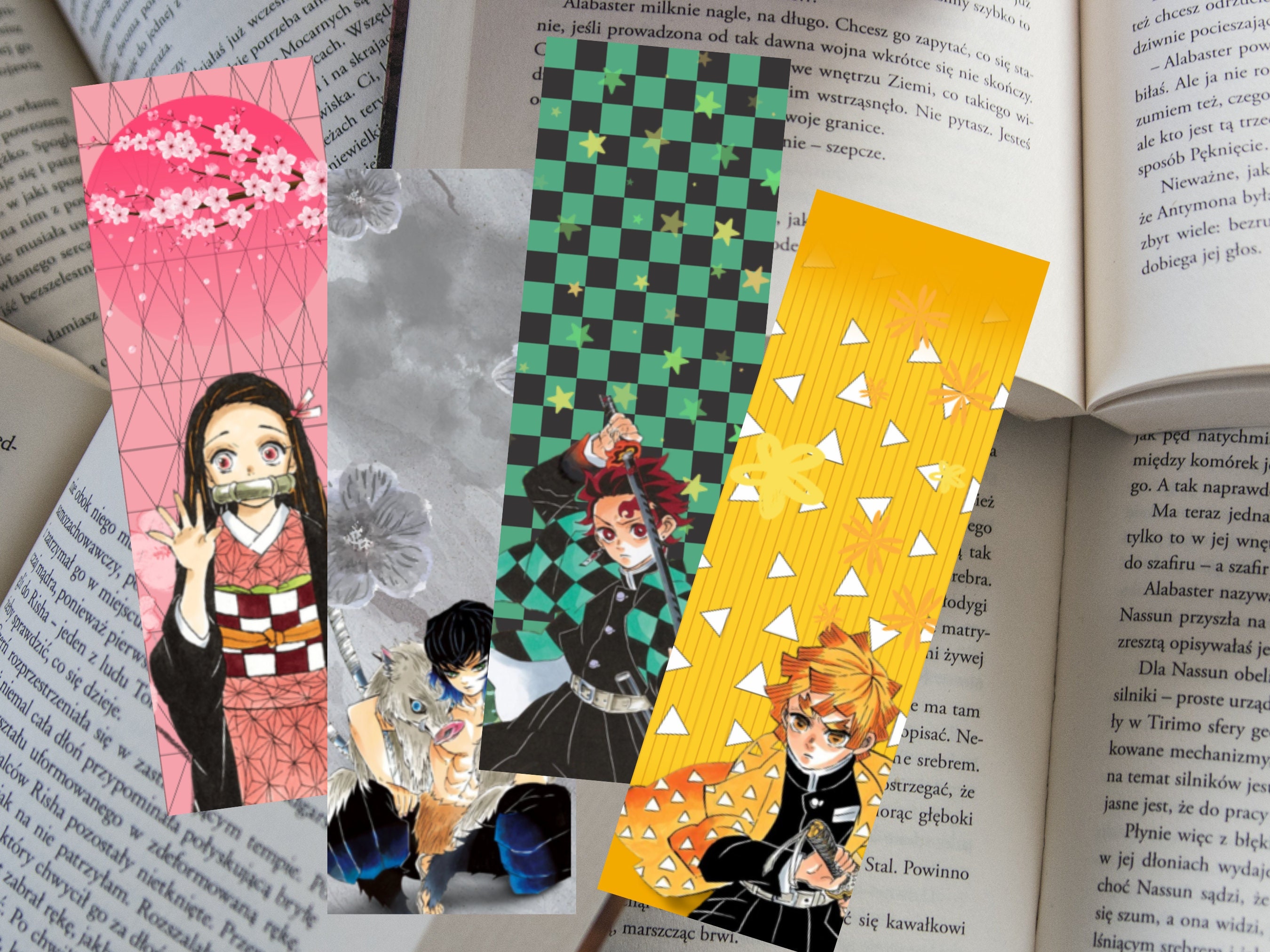Anime Bookmarks Set, Cartoon Character Bookmark, Otaku Gift, Manga ...