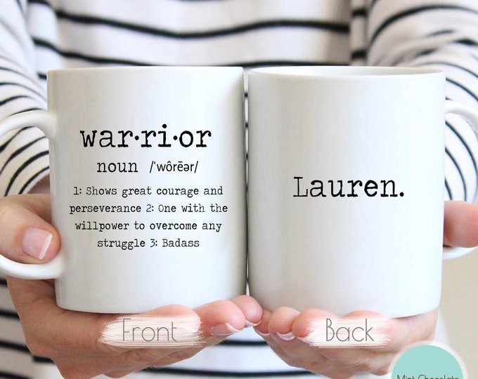 Warrior - Custom Warrior Gift, Survivor Gift, Encouragement Gift ...