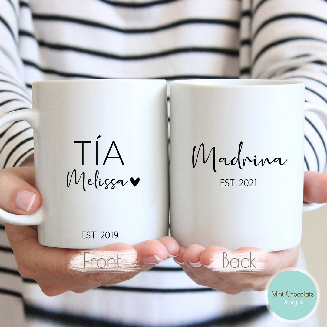 Tía, Madrina Gift for Madrina, Madrina Mug, Custom Gift for Madrina ...