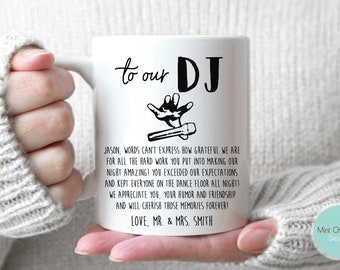 Thank You to Our Dj - Etsy