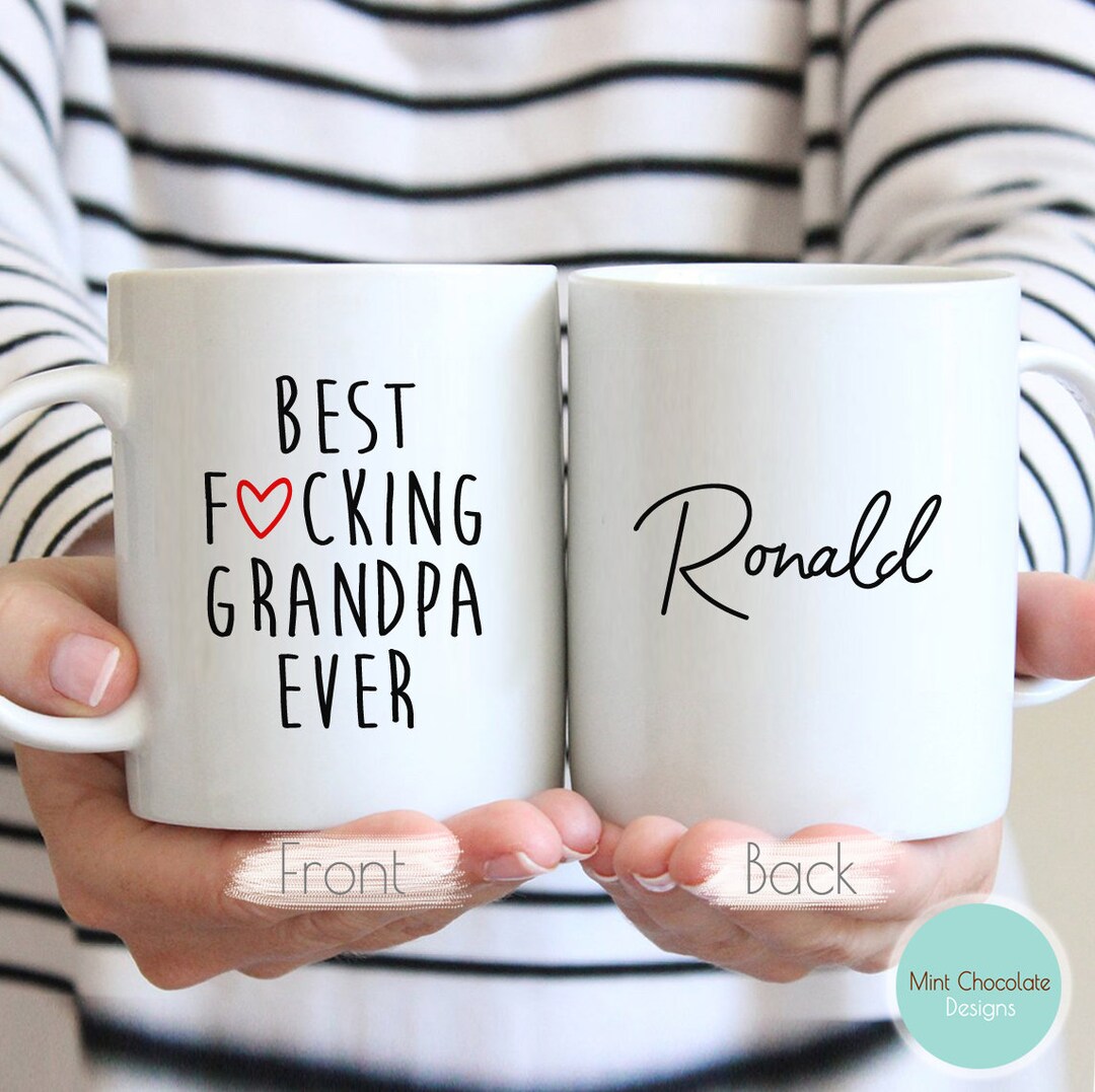 Best Grandpa Ever - Funny Gift for Grandpa, Custom Gift for Grandpa ...