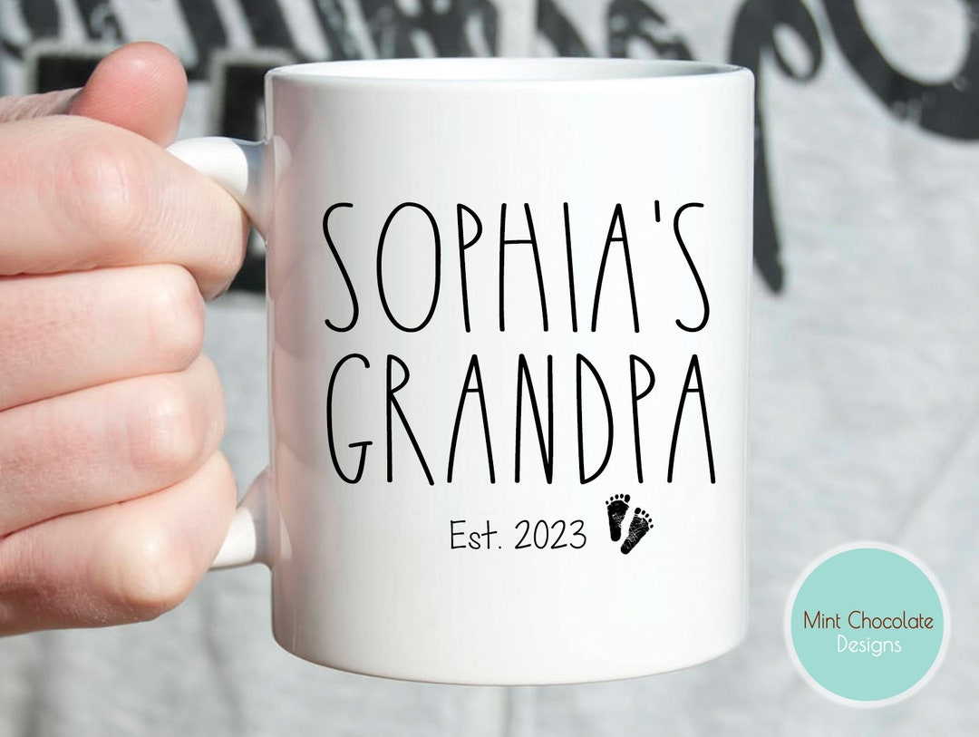 Grandpa #12 - Custom Name Gift for Grandpa, Father's Day Gift for ...