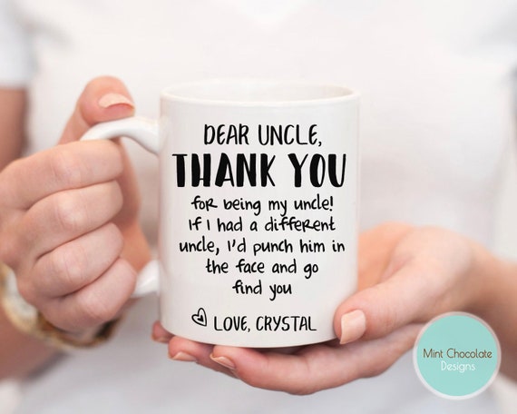 Dear Uncle Funny Father's Day Gifts Funny Dear Uncle - Etsy