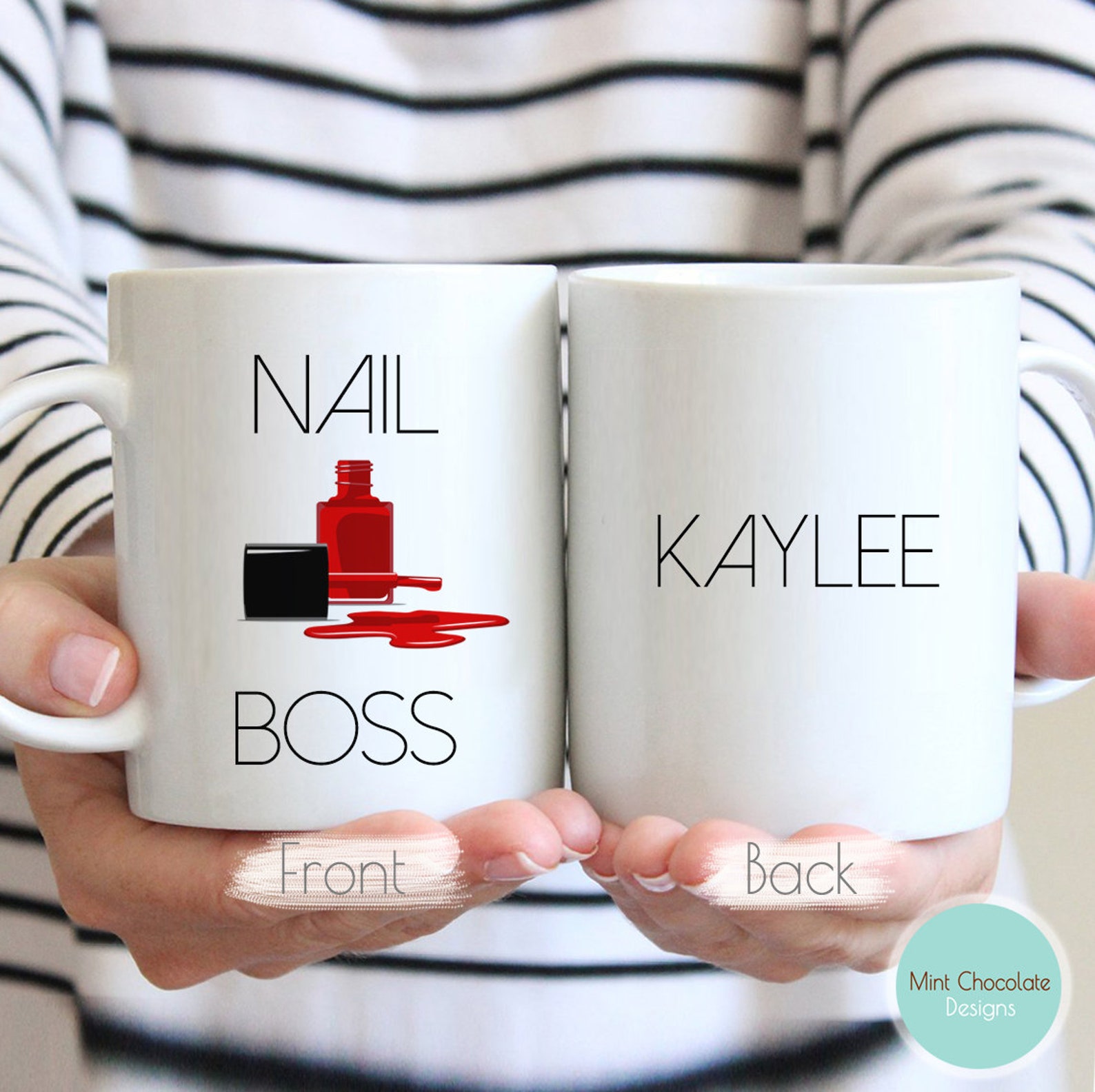 Nail Boss 2 Best Nail Tech Mug, Gift for Nail Boss, Nail Boss Gift ...