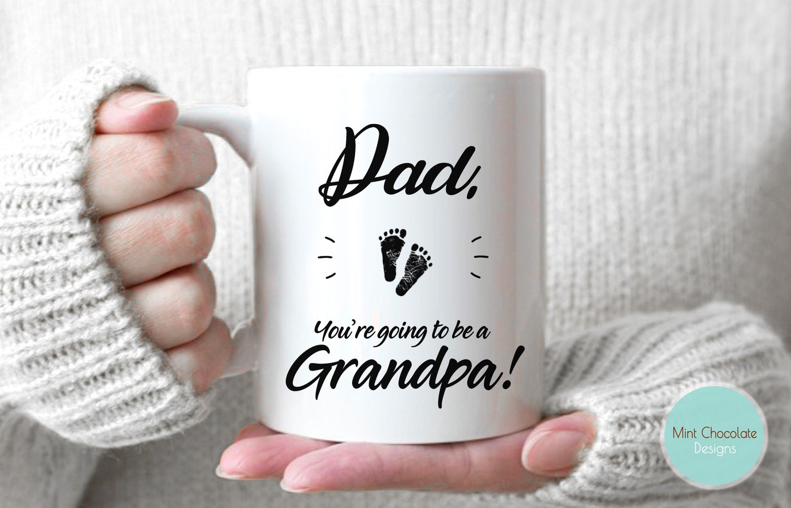 Dad Youre Going to Be a Grandpa New Grandpa Gift New - Etsy