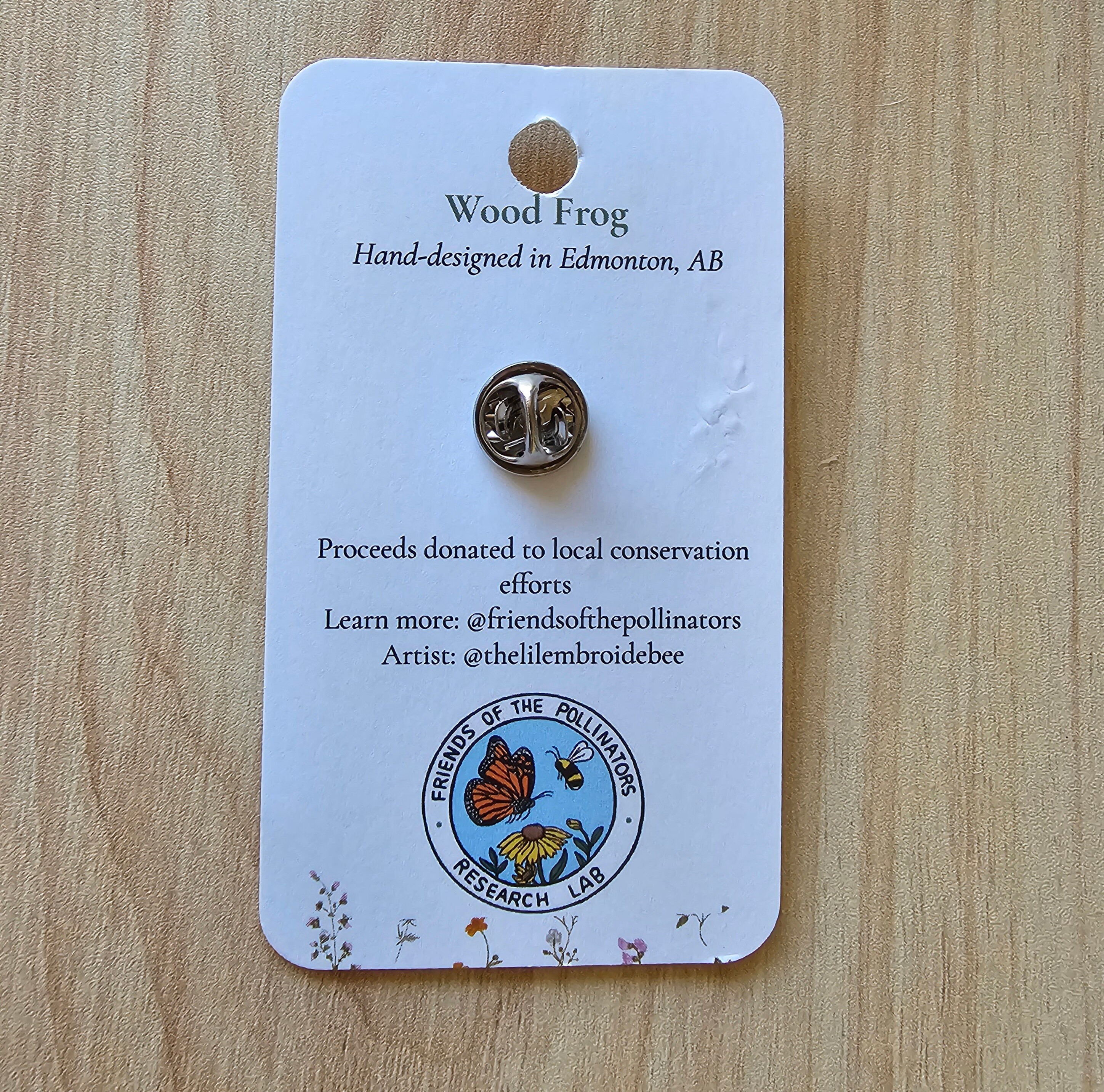 Wood Frog Enamel Pin | Frog Pin | Frog Gift | Enamel Pin | Nature Pin ...