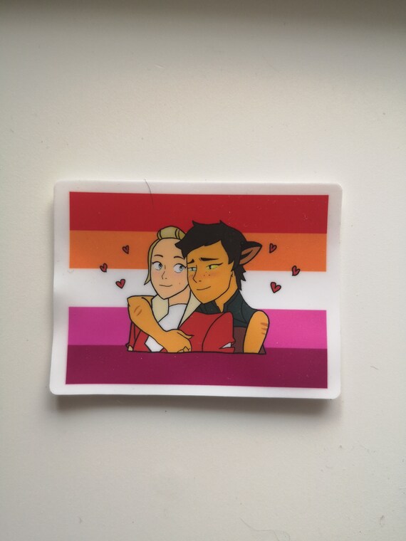 She Ra Lesbian Pride Flag Vinyl Sticker | Etsy