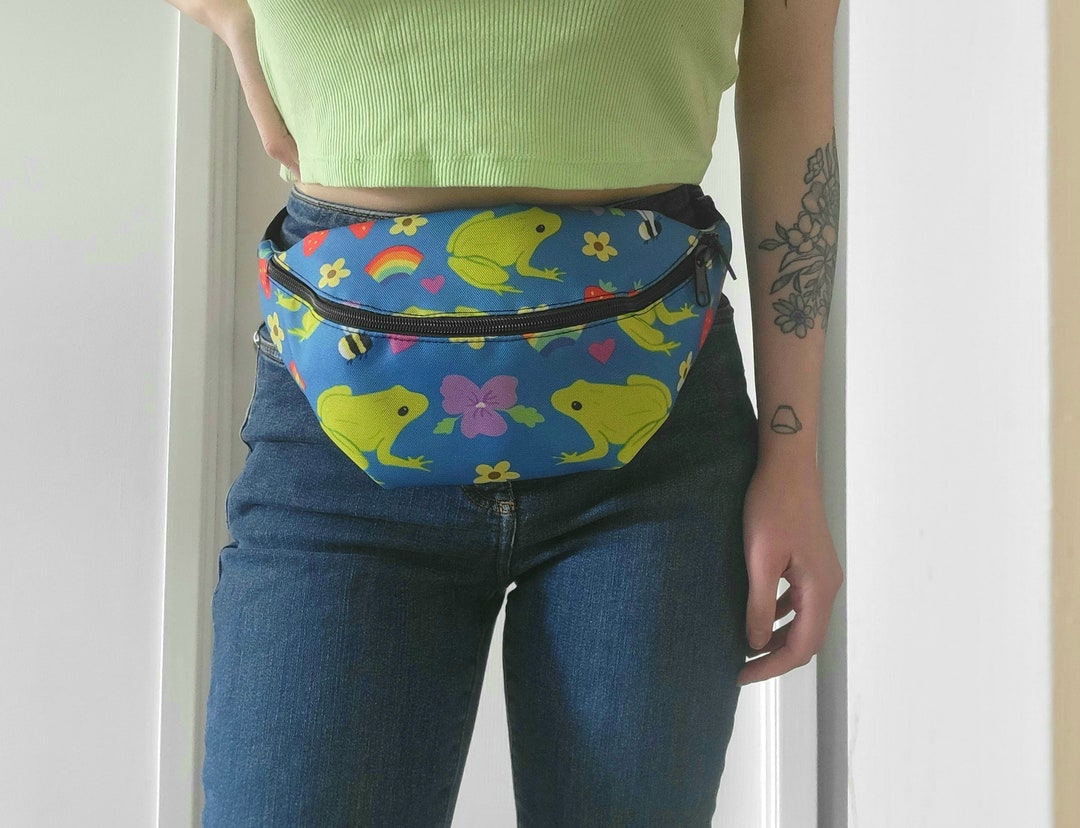 Frog Rainbow Print Fanny Pack | Frog Fanny Pack| Nature Fanny Pack ...