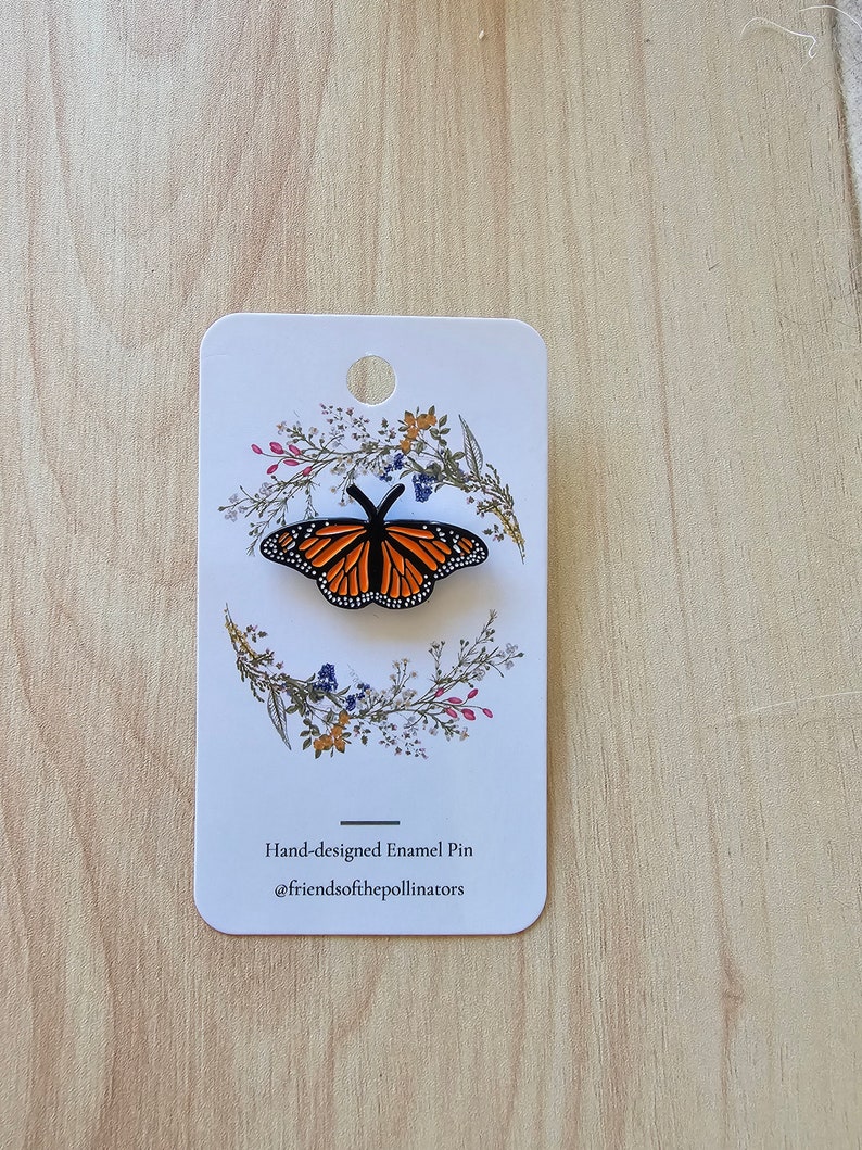 Monarch Butterfly Enamel Pin | Butterfly Pin | Butterfly Gift | Nature ...