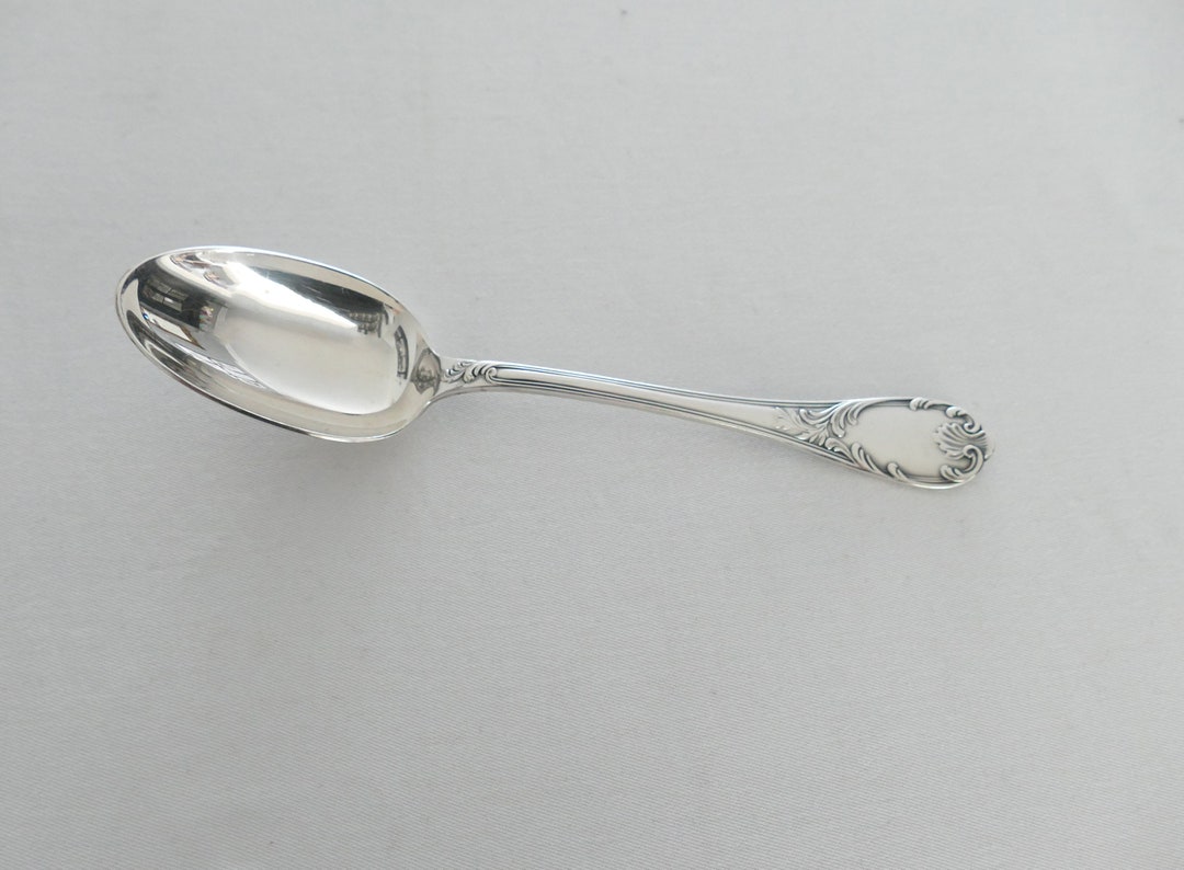 Christofle Marly Silver Plated Dessert Spoon Vintage Cutlery Set - Etsy