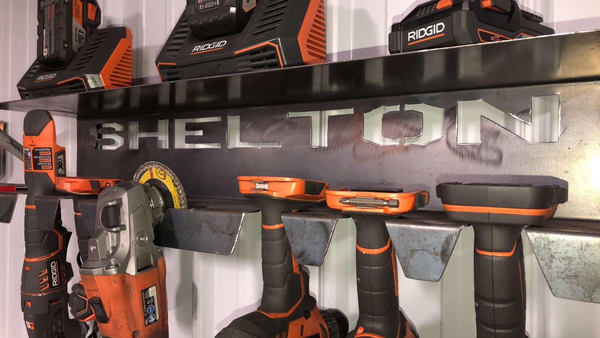 SVG FILE - Drill Holder _ Ridgid Tool Holder - Tool Organizer - She ...