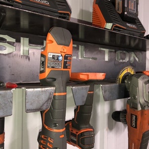 SVG FILE - Drill Holder _ Ridgid Tool Holder - Tool Organizer - She ...