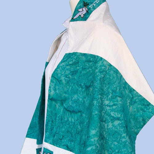 Tallit Clips Silver Tree of Life on Brushed Aluminum | Etsy