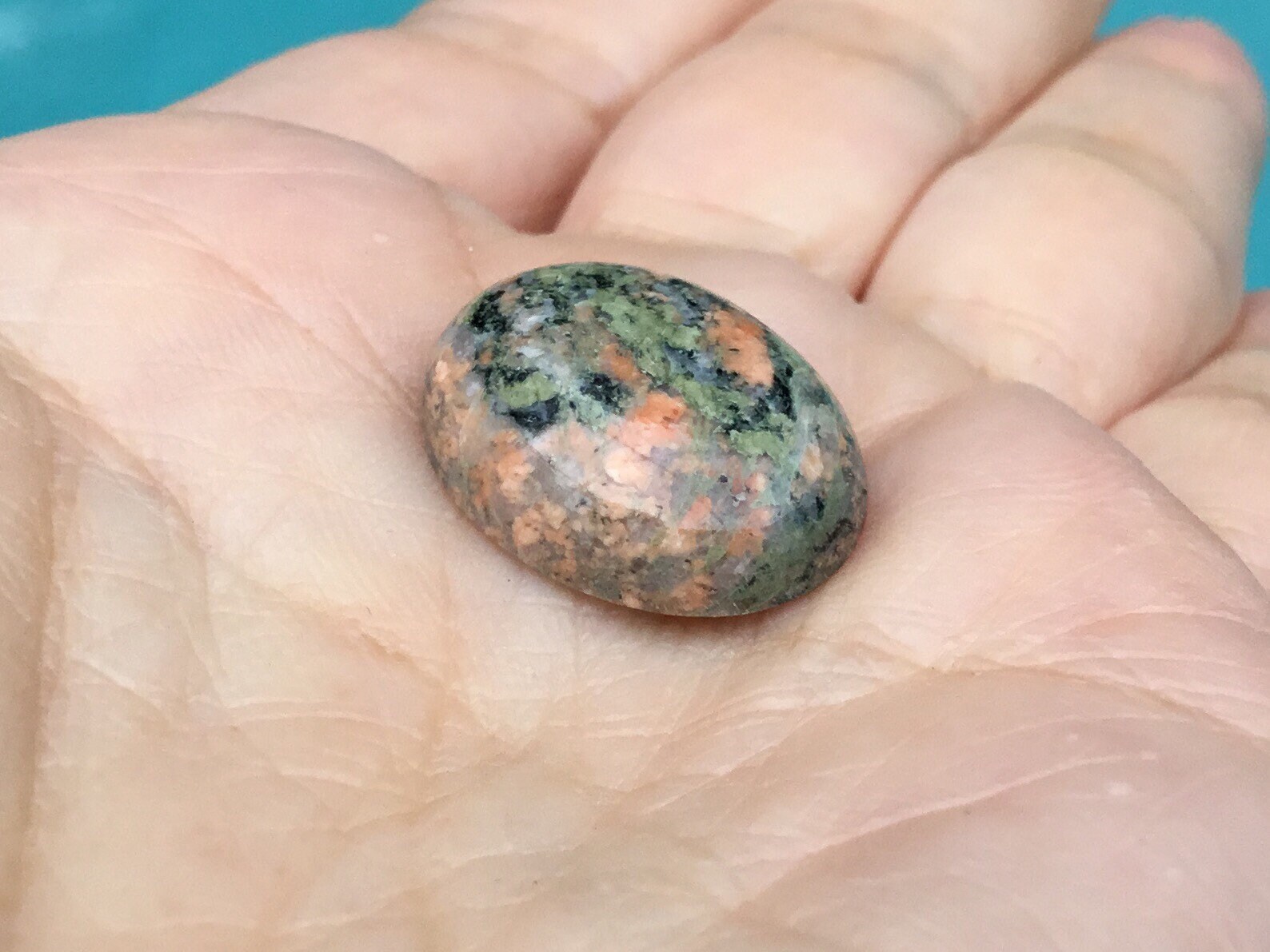Virginia Unakite Jasper Granite 20x15 MM Cabochon Gemstone for - Etsy