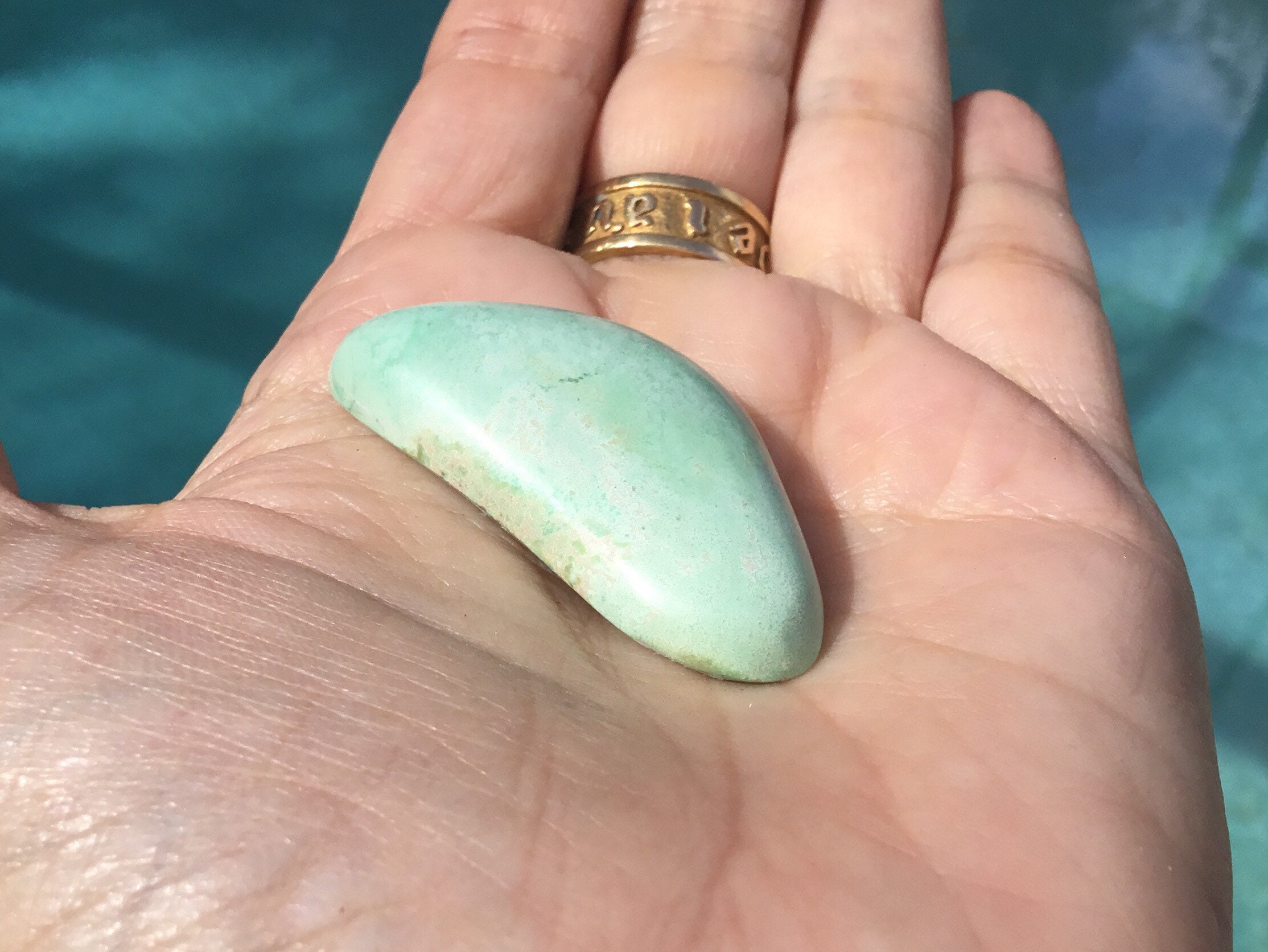 Big Green and White Utah Variscite - Cabochon Gemstone for Jewelry ...