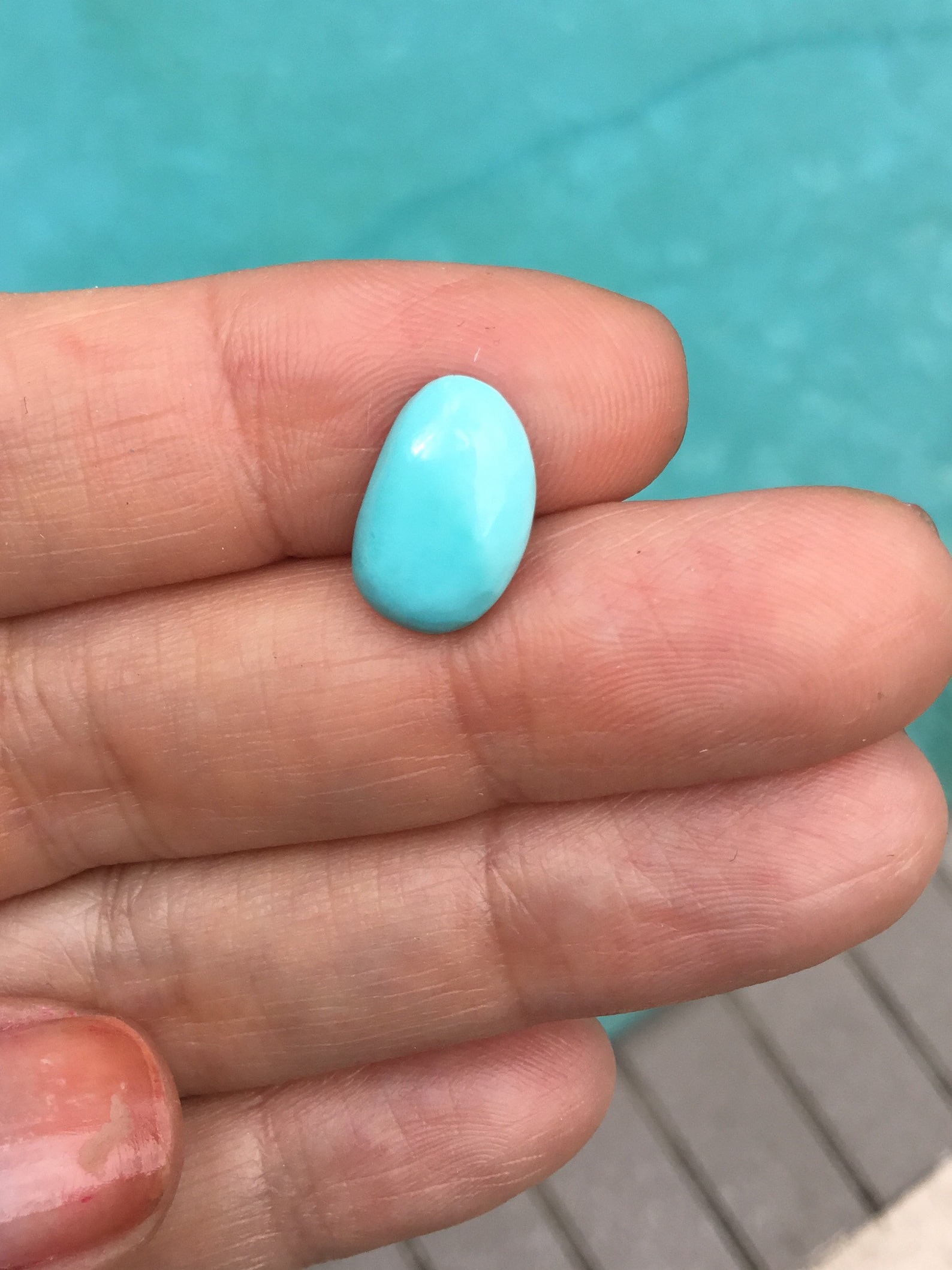 Stunning Baby Blue Turquoise Stone Cabochon Gemstone for | Etsy