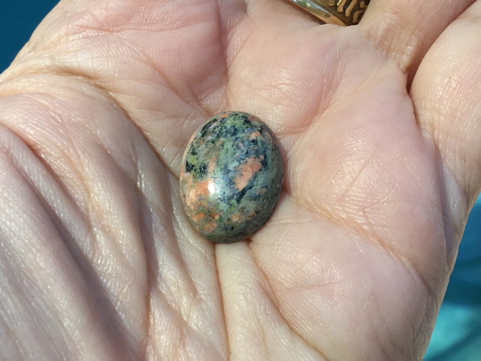 Virginia Unakite Jasper Granite 20x15 MM Cabochon Gemstone for | Etsy