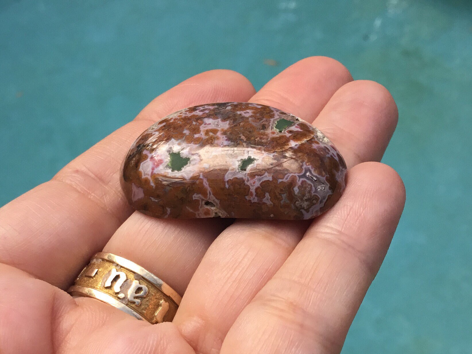 Fun Ocean Jasper Paisley Teardrop Cabochon Gemstone for Jewelry ...