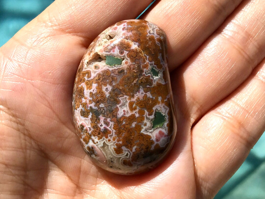 Fun Ocean Jasper Paisley Teardrop Cabochon Gemstone for Jewelry ...