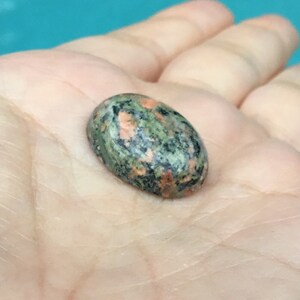 Virginia Unakite Jasper Granite 20x15 MM Cabochon Gemstone for Jewelry ...