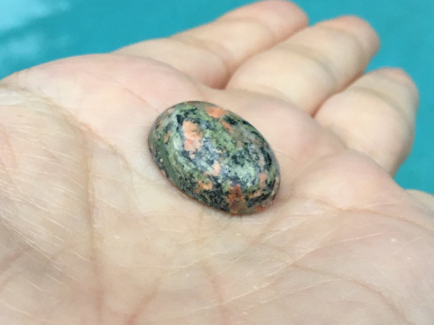 Virginia Unakite Jasper Granite 20x15 MM Cabochon Gemstone for | Etsy