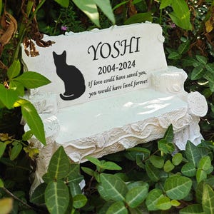 Personalized Pet Memorial Stone, Bench Memorial Stone Dog Memorial ...