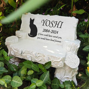 Personalized Pet Memorial Stone, Bench Memorial Stone Dog Memorial ...
