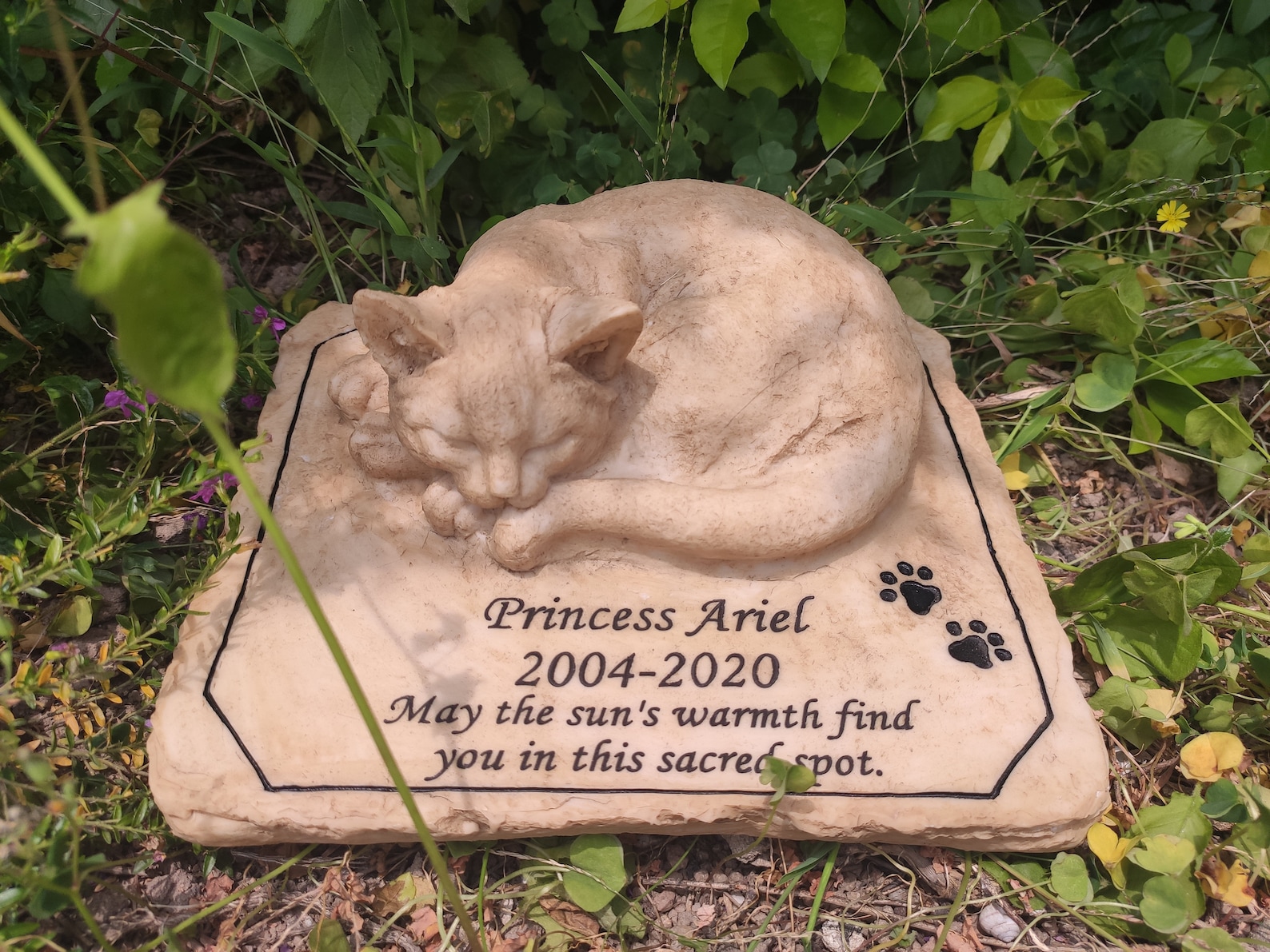 Cat Memorial Stone Personalized Cat Memorial Gift Cat Grave | Etsy